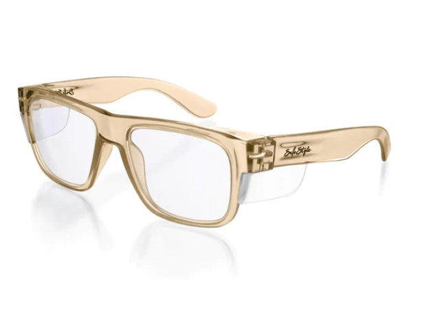SafeStyle Fusions Clear Lens - Champagne Frame | Workin' Gear