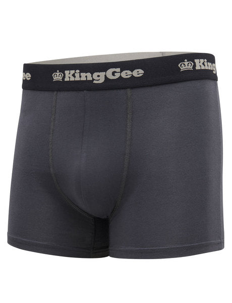 KING GEE Bamboo Work Trunk (K19005) - 3 Pack - Charcoal | Workin' Gear
