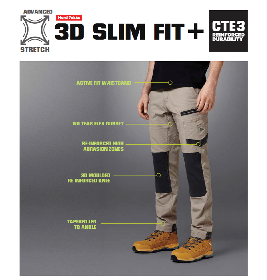 Raptor Active Pant | HARD YAKKA Y02441 | Workin' Gear