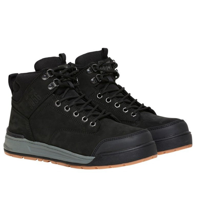 3056 Lace up Side Zip Safety Boots | HARD YAKKA | Workin' Gear